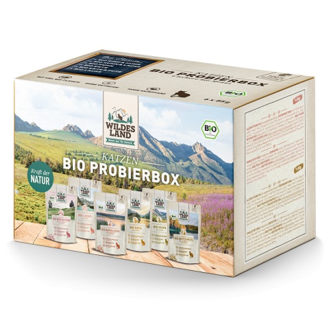 Wildes Land Cat BIO Box - box próbny ekologicznych karm dla kota 6x85g ...
